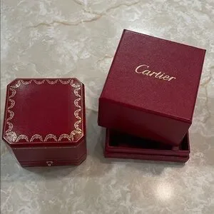 Cartier | Jewelry | Cartier Authentic Red Jewelry Ring Box | Poshmark